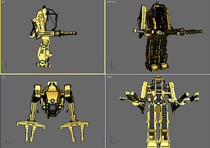 3d colonial m240 flamethrower aliens