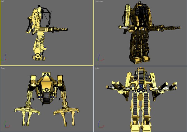 powerloader aliens 3d model