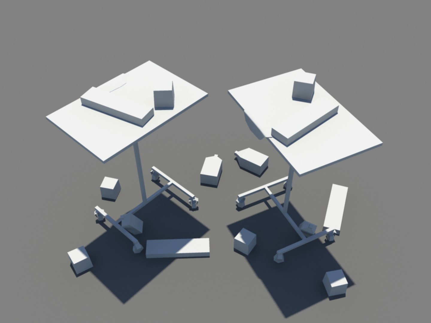 Mechanics Bench 3d Model