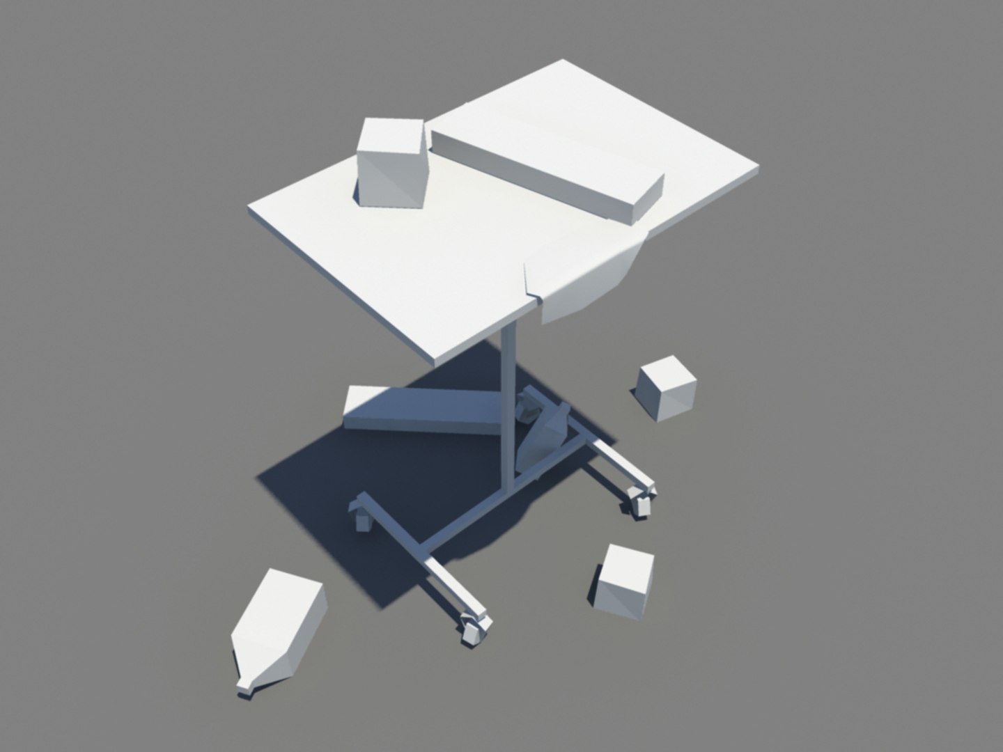 Mechanics Bench 3d Model