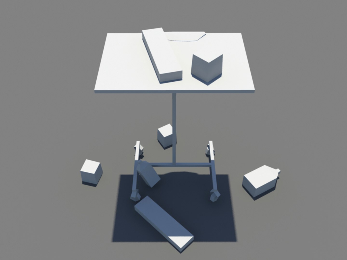 Mechanics Bench 3d Model