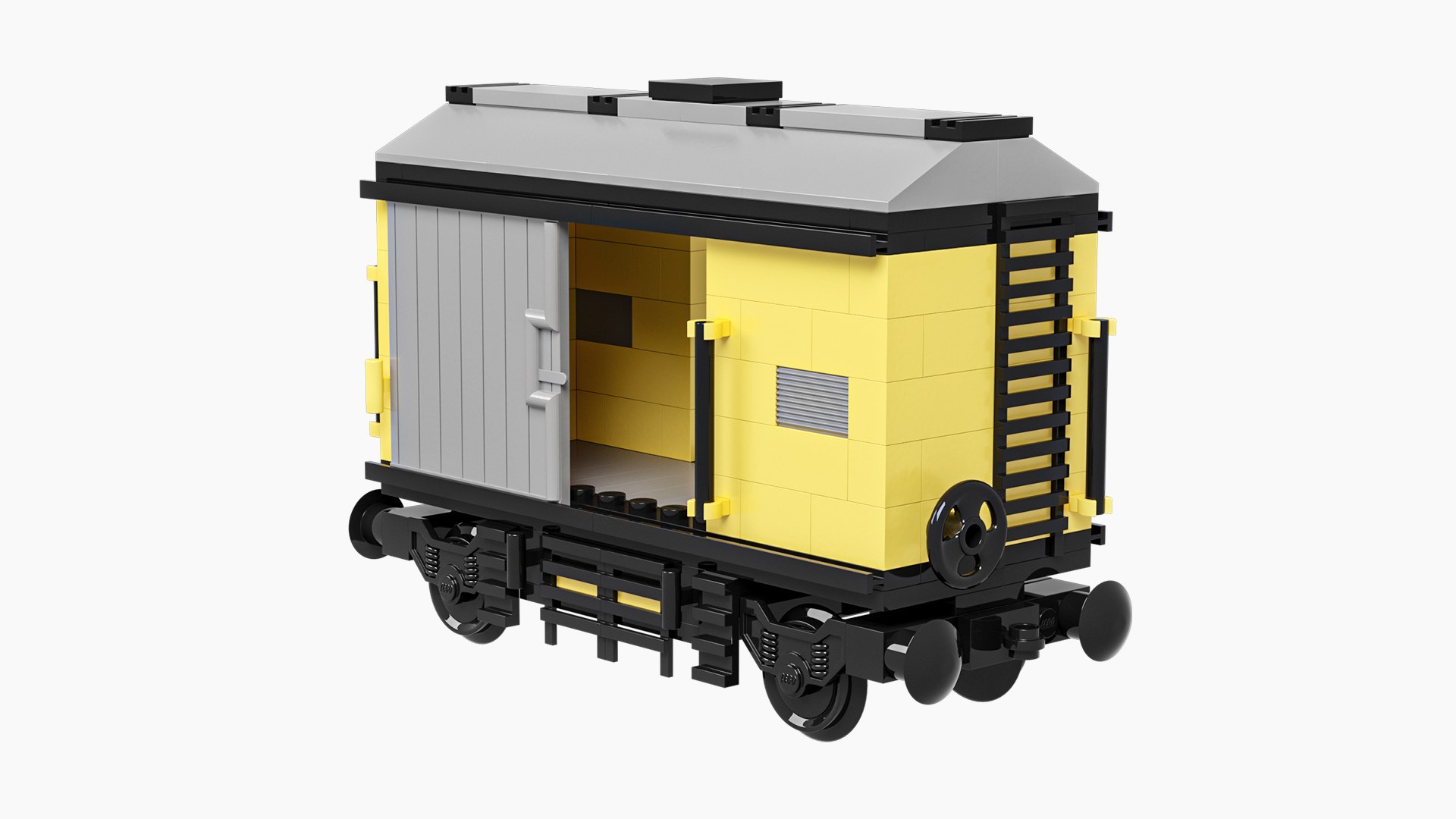 Lego Small Freight Wagon 3D Model - TurboSquid 2259215