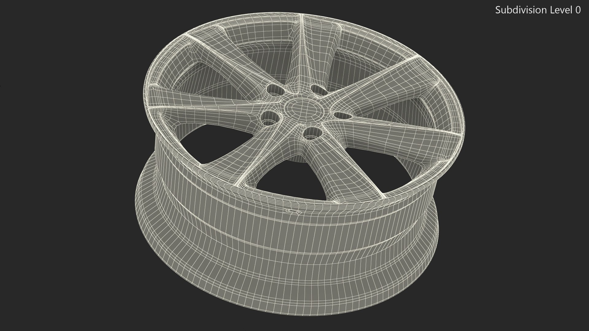3D Toyota Silver Car Wheel Rim - TurboSquid 2060253