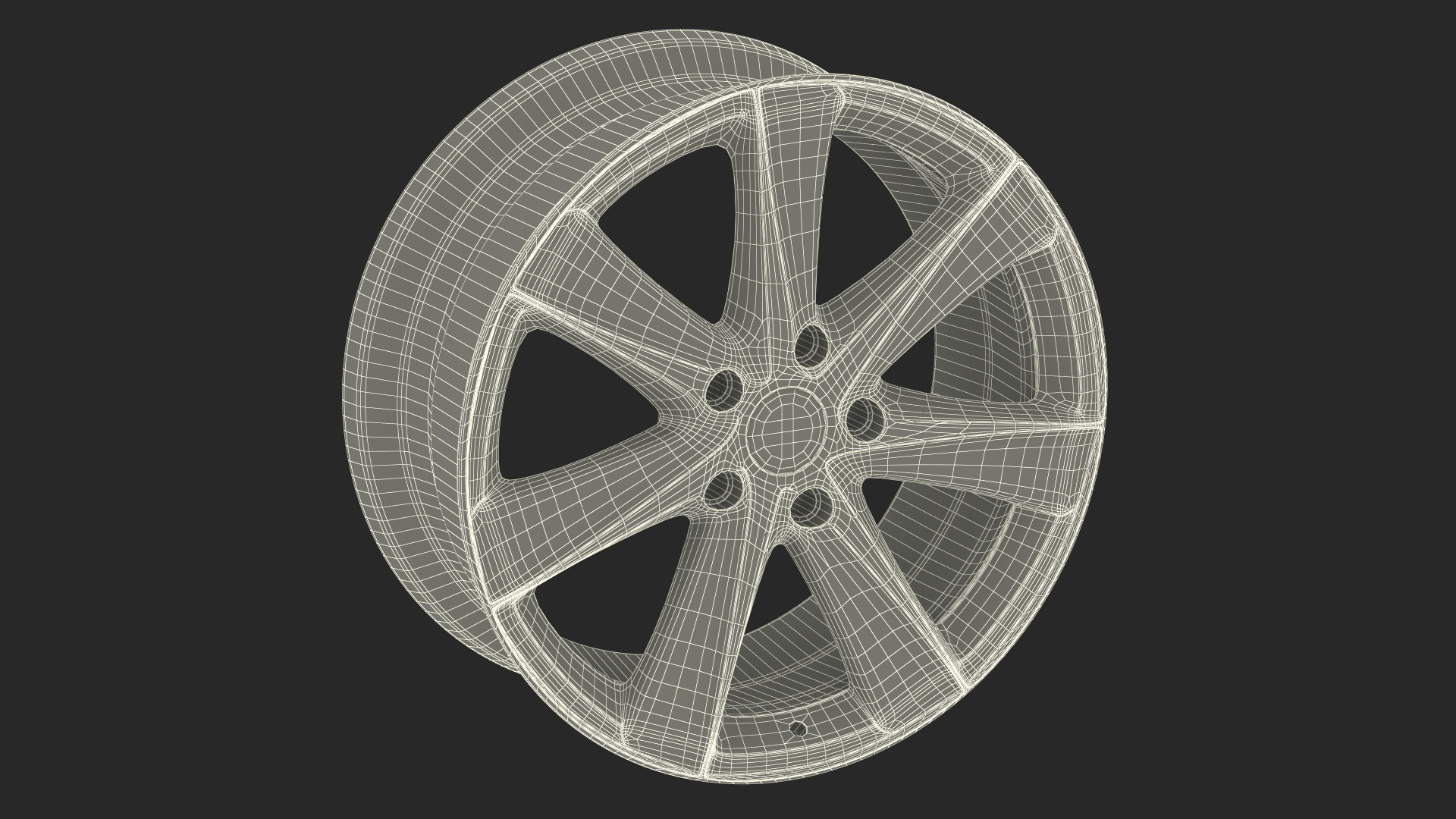 3D Toyota Silver Car Wheel Rim - TurboSquid 2060253