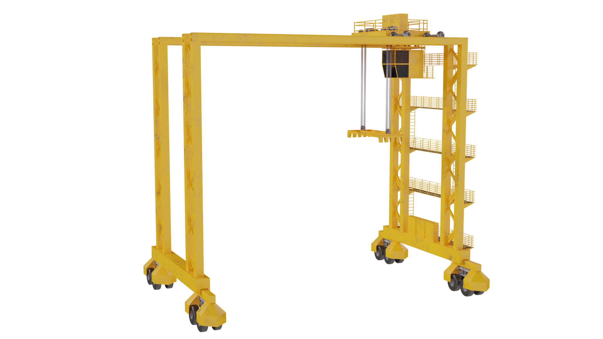 3D Container Crane Model - TurboSquid 2397286