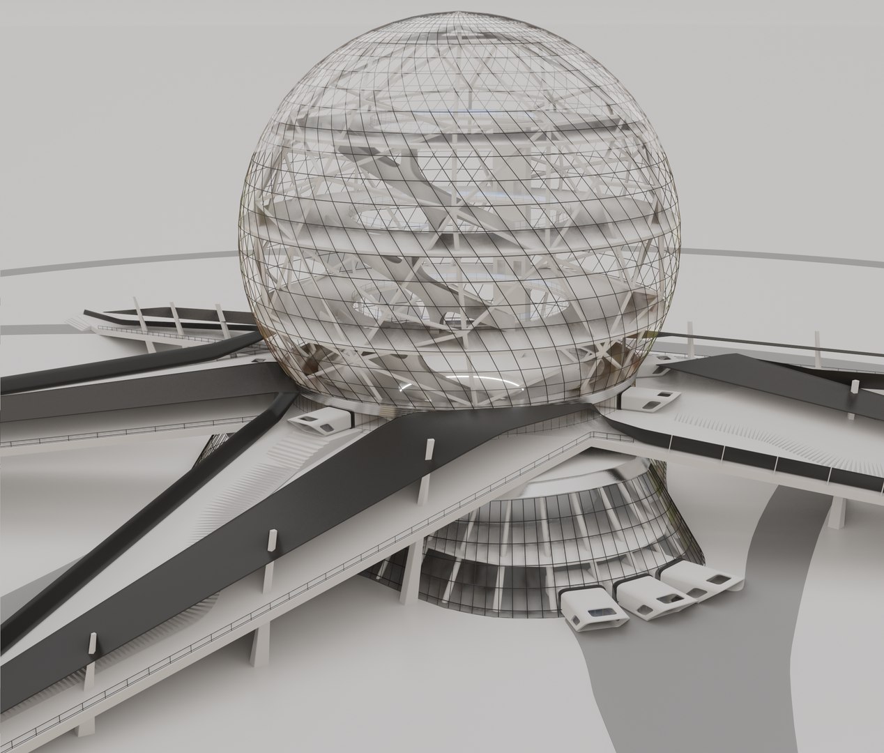 Architecture Structure 3D Model - TurboSquid 1669827