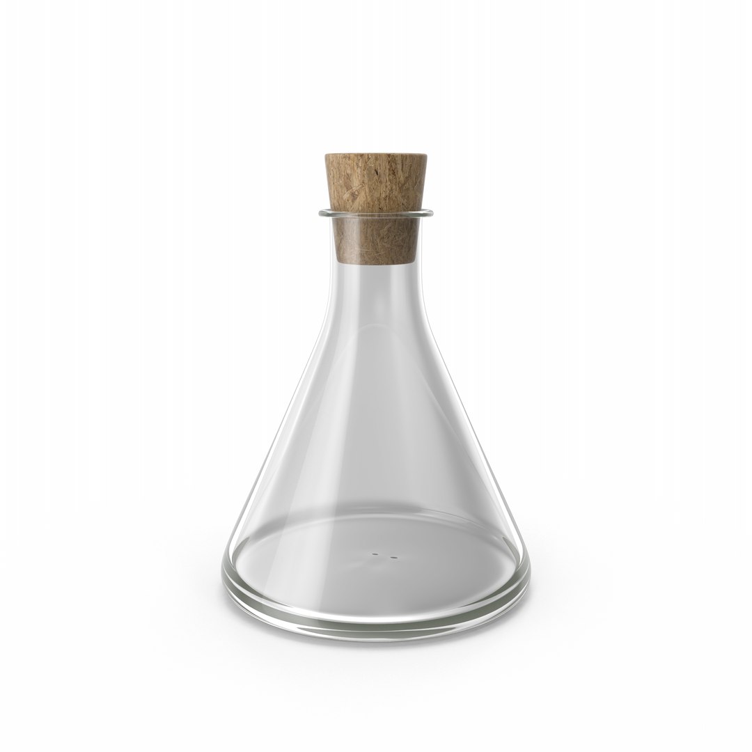 3D Potion Glass Bottle Model - TurboSquid 1841430
