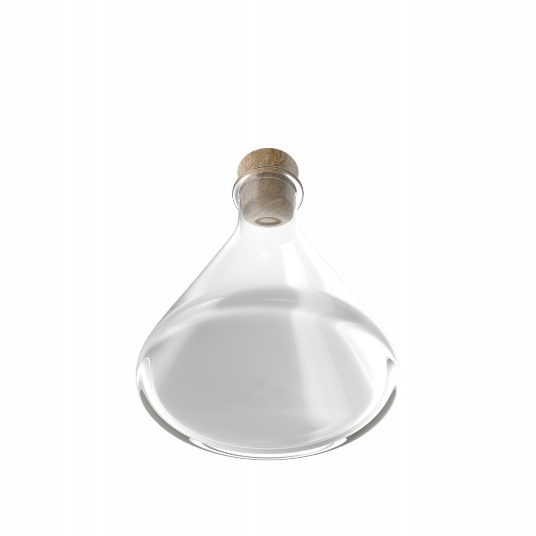 3D Potion Glass Bottle Model - TurboSquid 1841430