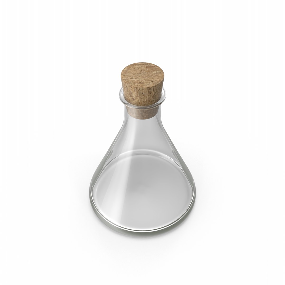 3D Potion Glass Bottle Model - TurboSquid 1841430