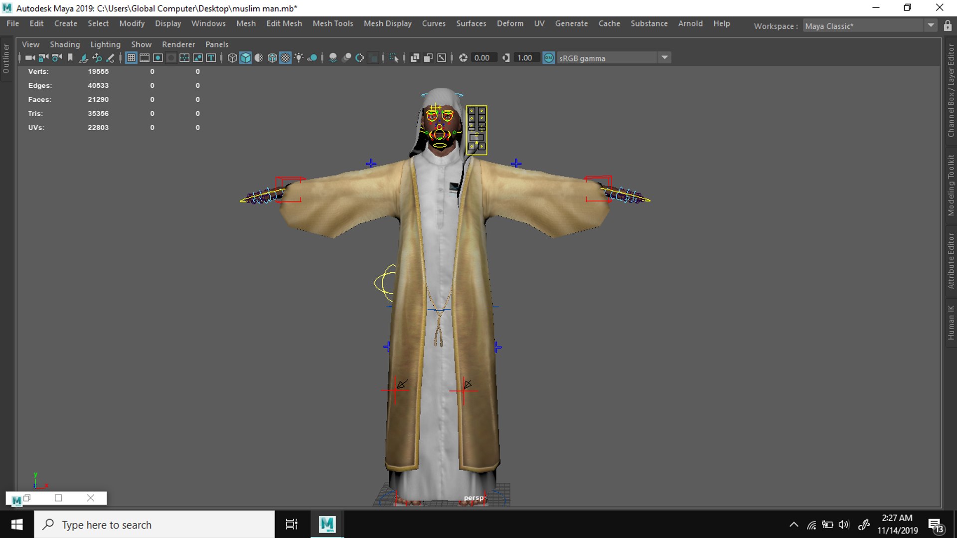 3D Muslim Man - TurboSquid 1471245