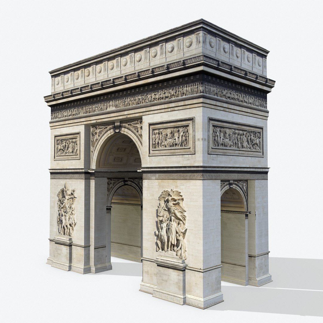 Arc Triomphe 3d Model
