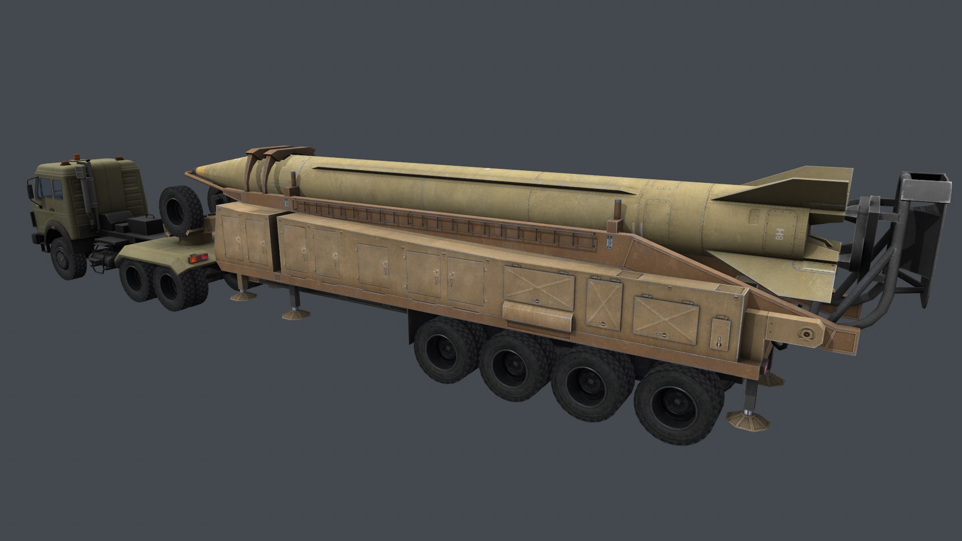 3d Model Provides Shahab-3 Ballistic Missile
