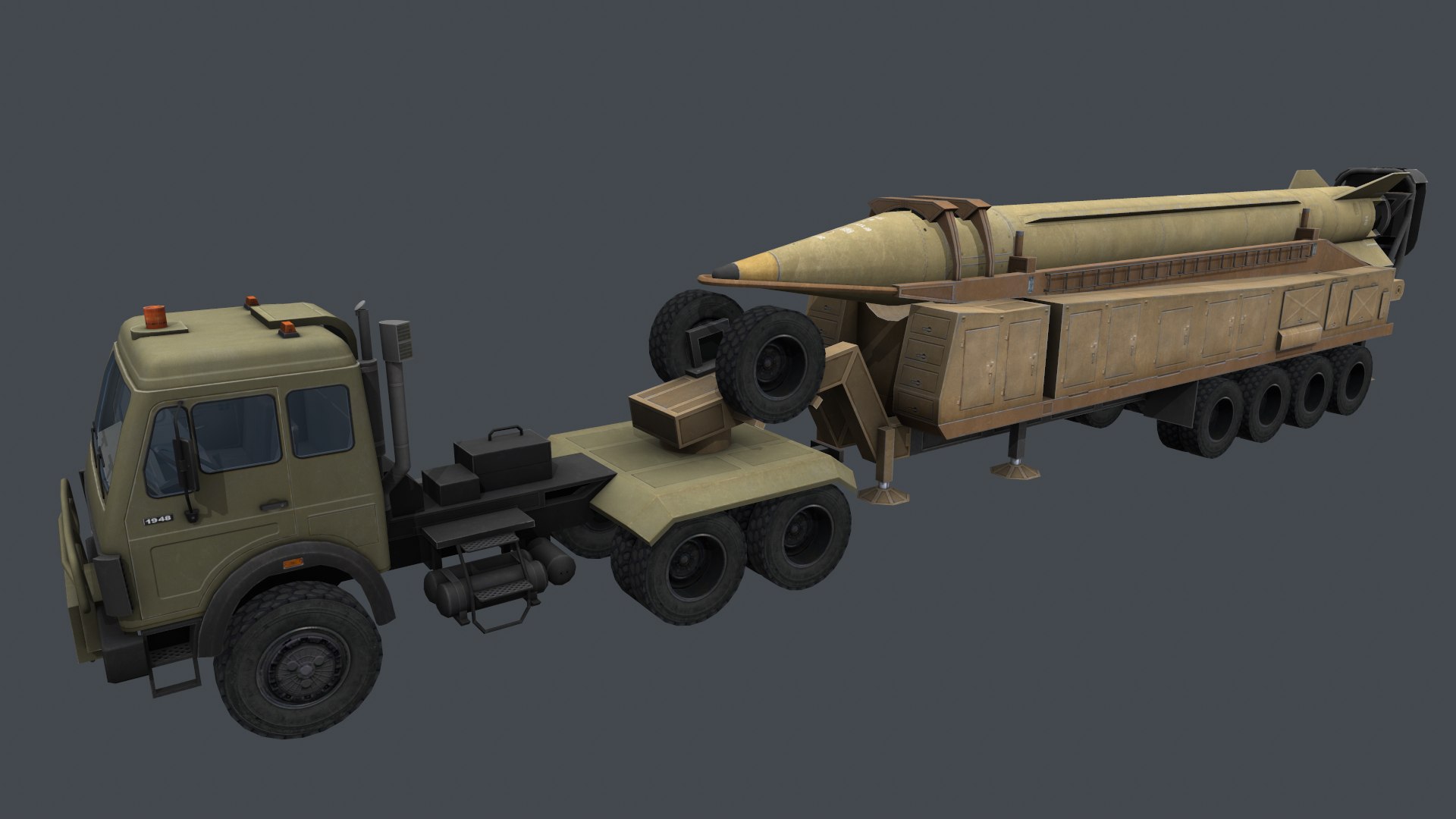 3d Model Provides Shahab-3 Ballistic Missile