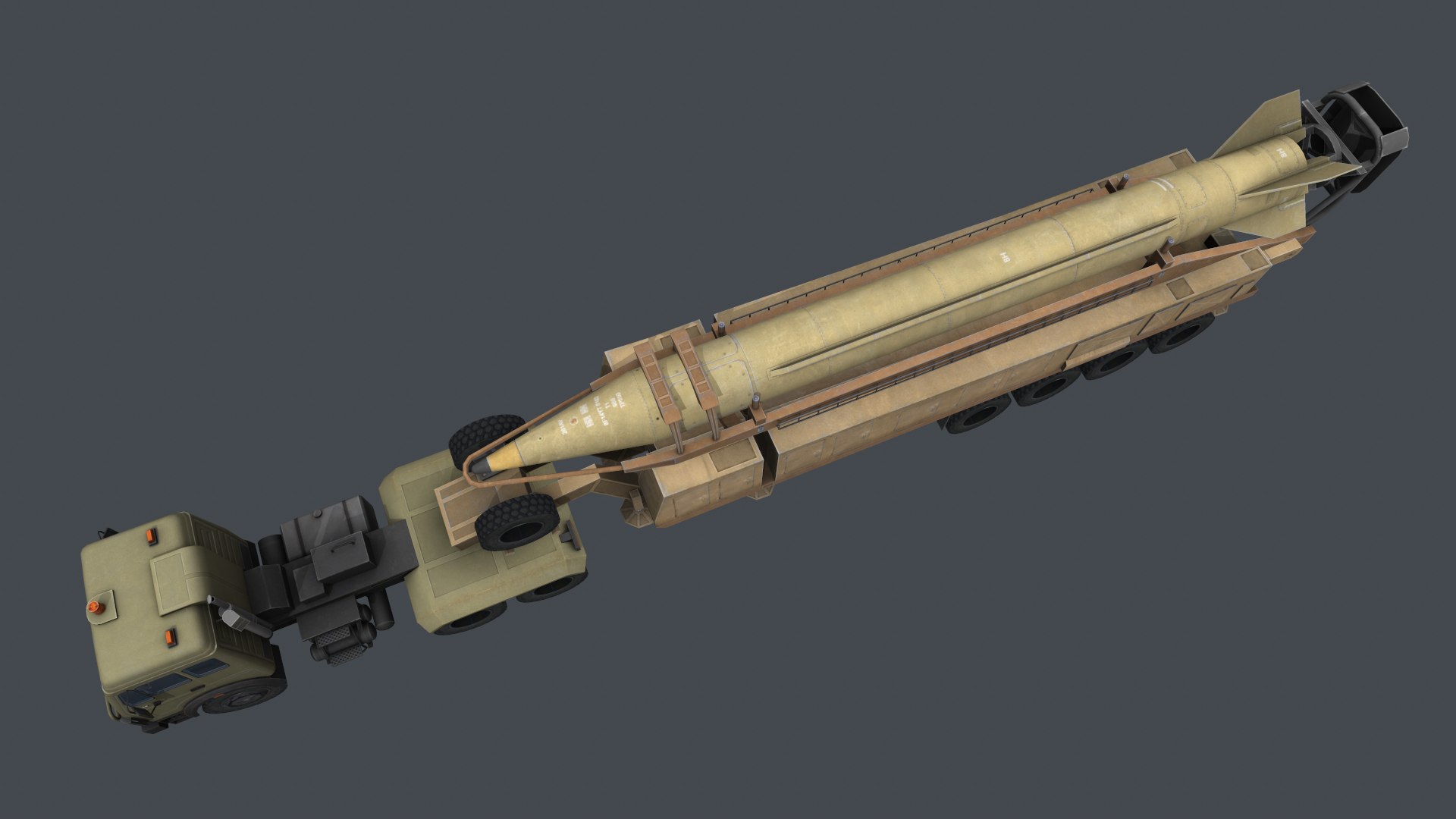 3d Model Provides Shahab-3 Ballistic Missile