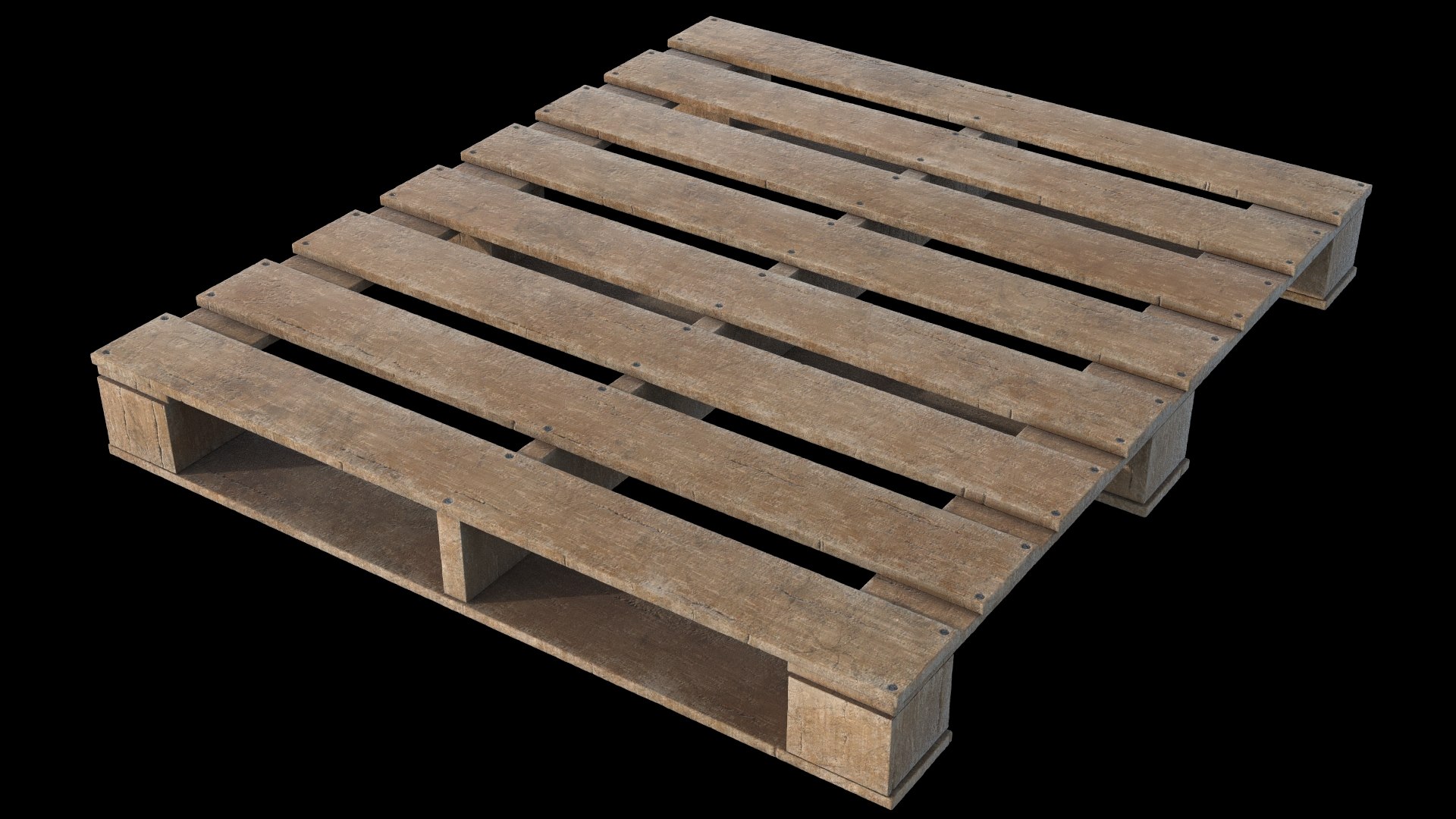 3D Wooden Pallet HD - TurboSquid 1893312