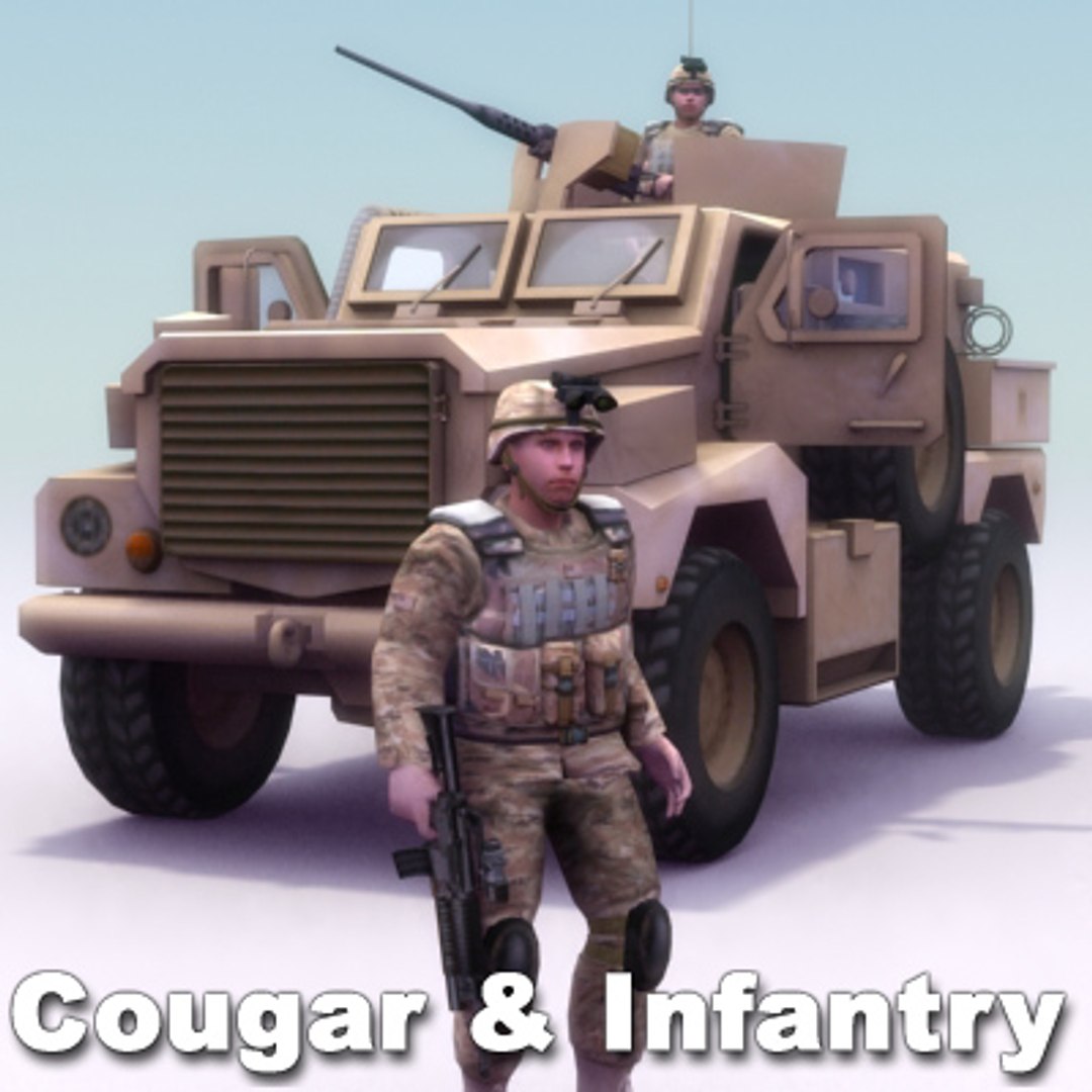 3d rigged usmc model