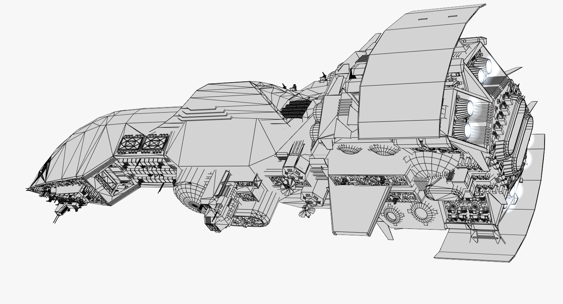 3d Model Of Proteus Cruiser