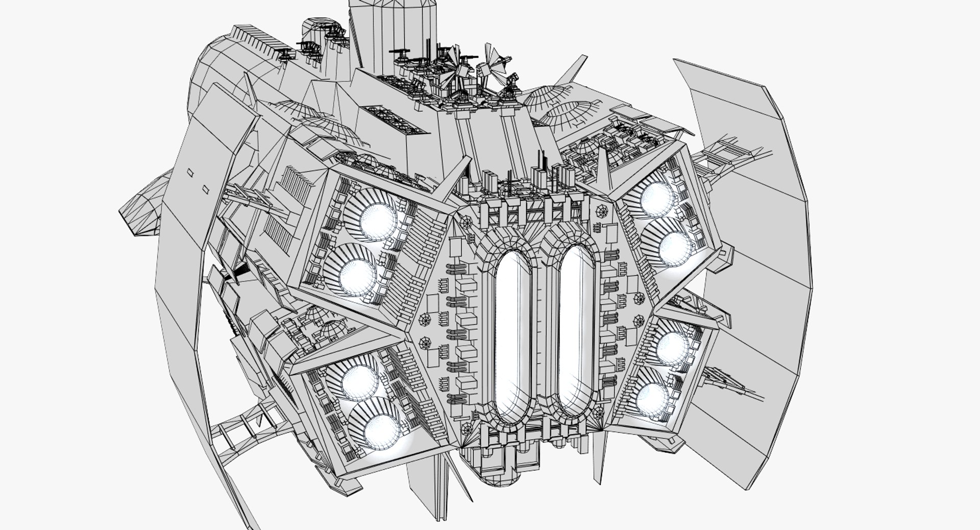 3d Model Of Proteus Cruiser