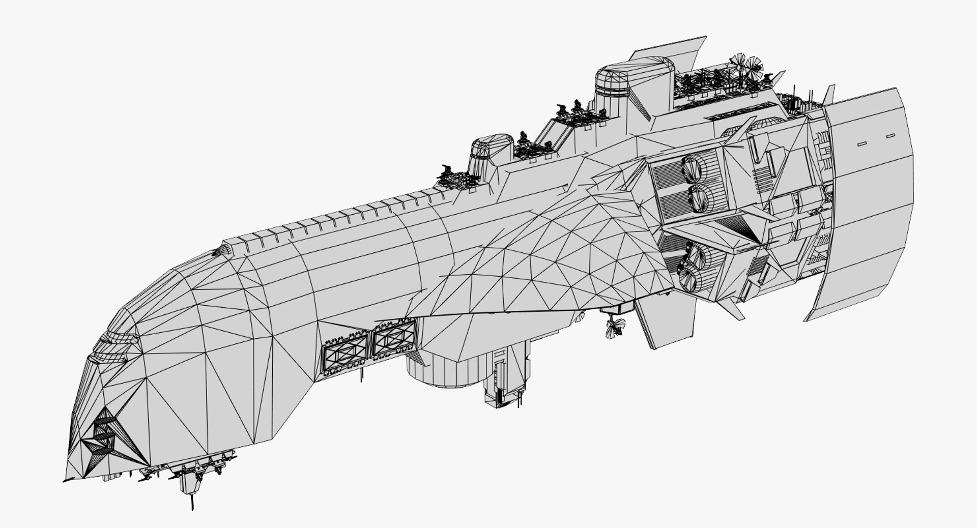 3d Model Of Proteus Cruiser