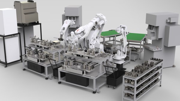 Bending and Punching of Front and Rear Door Frames Automatic Production ...