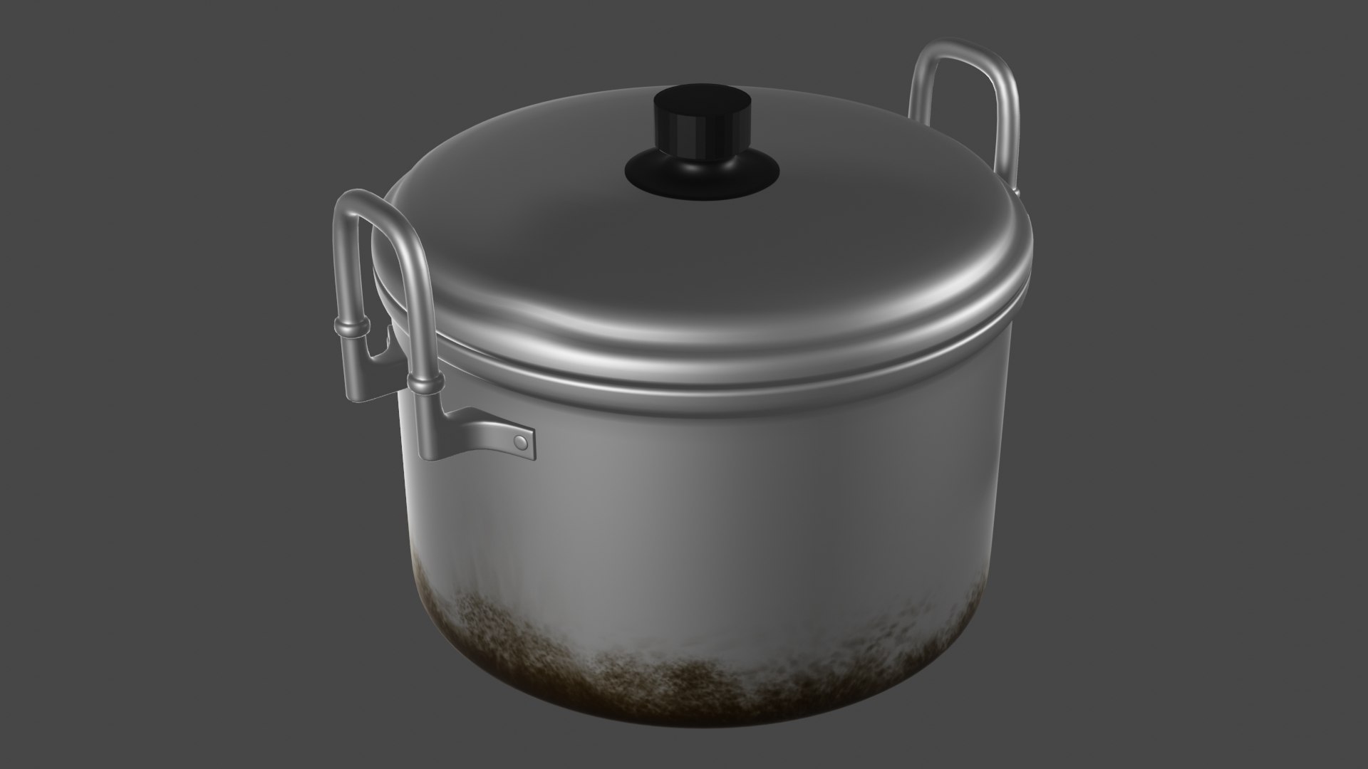 A 3D Used Cooking Pot 3D model - TurboSquid 1791746