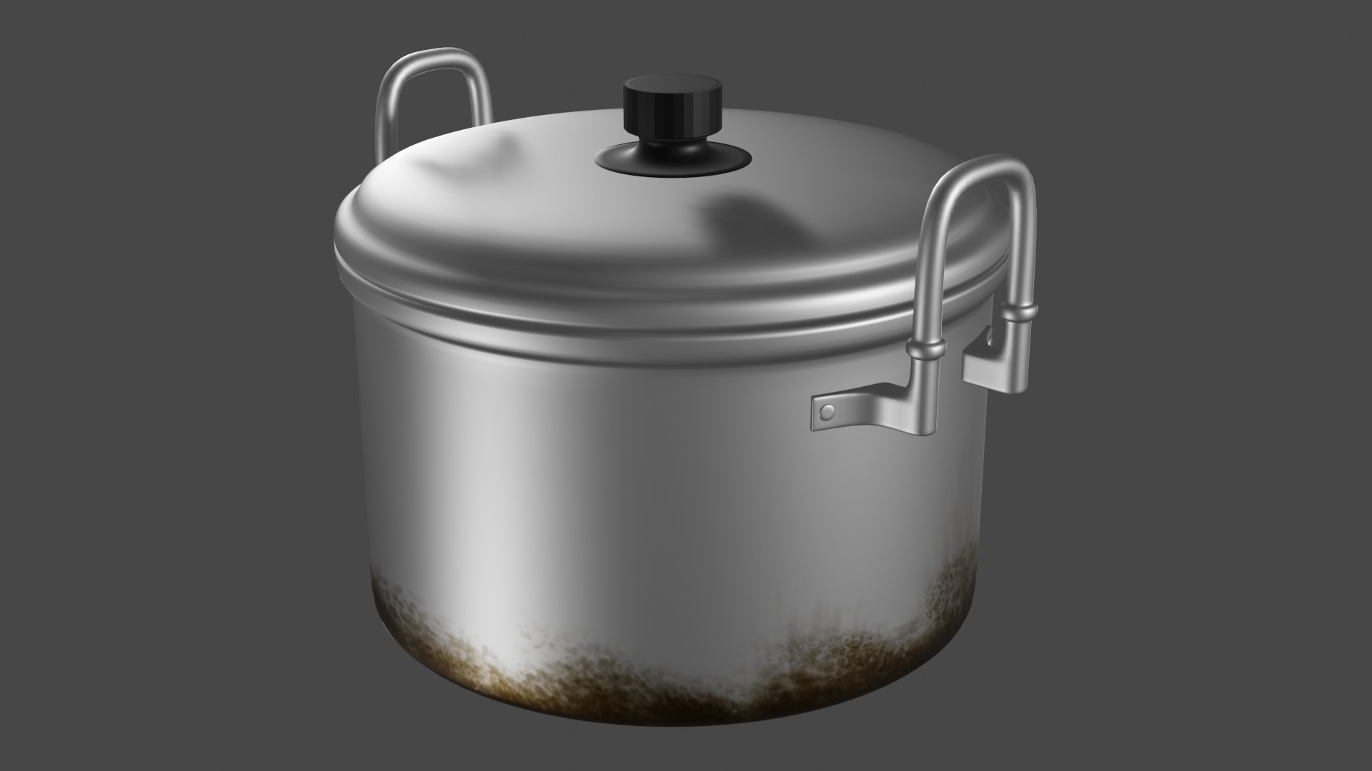 A 3D Used Cooking Pot 3D model - TurboSquid 1791746