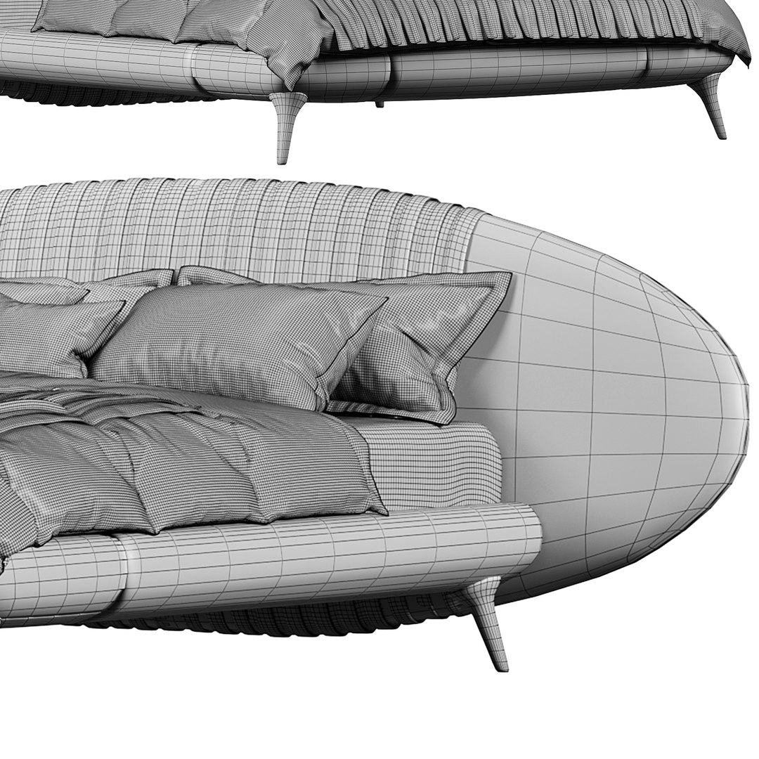 Name Princess Bed BY Visionnaire 3D Model - TurboSquid 1957585