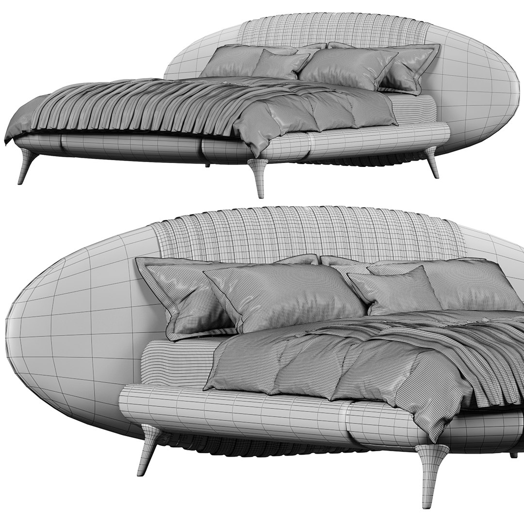 Name Princess Bed BY Visionnaire 3D Model - TurboSquid 1957585