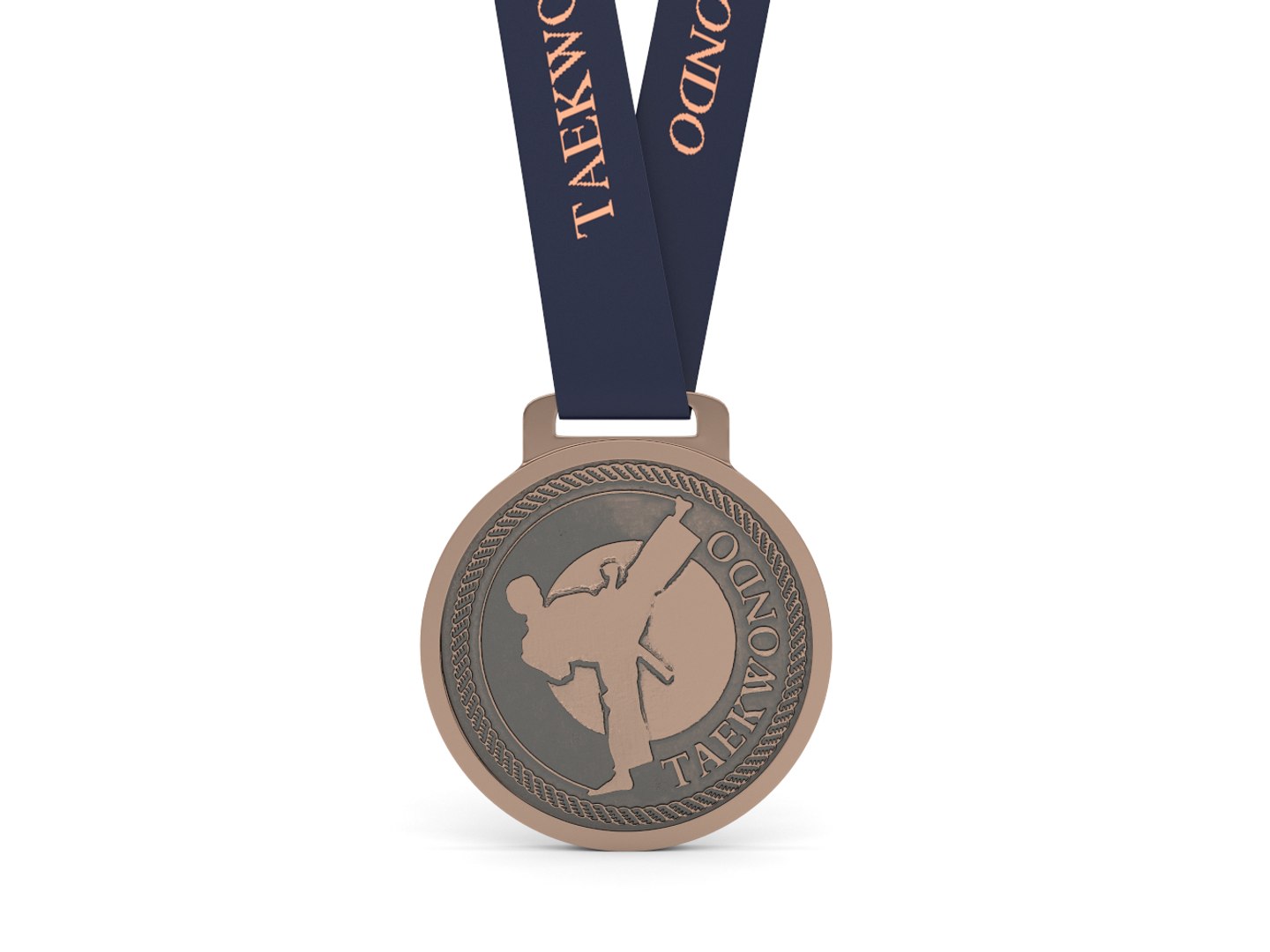 3D Model Taekwondo Medal - TurboSquid 1403324