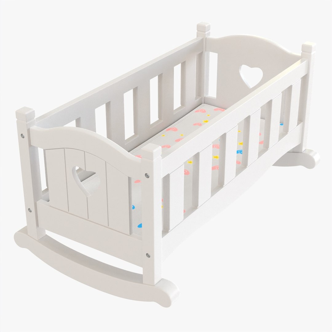Play Dolls Cradle 3D Model - TurboSquid 1842079