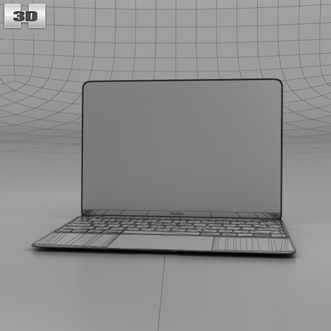 apple macbook mac 3d model