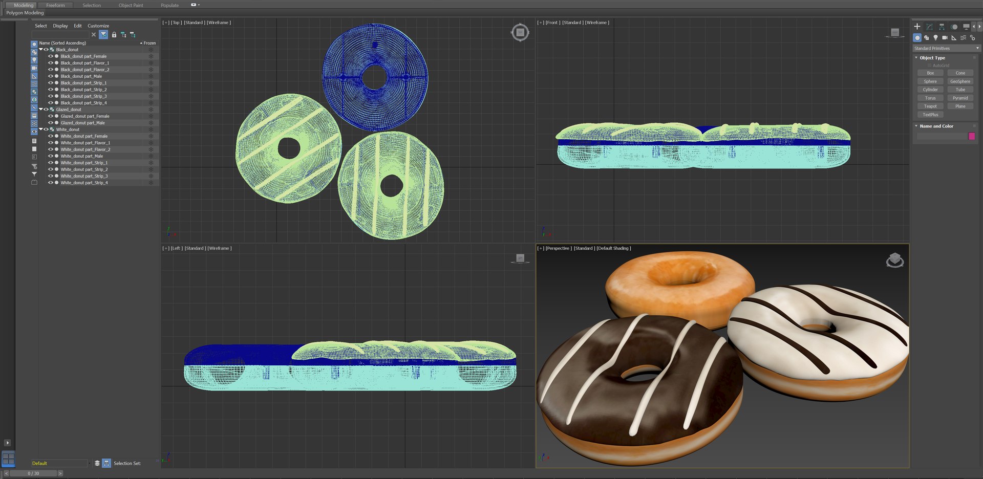 7 ELEVEN DONUT 3D Printable Assemblable 3D Model - TurboSquid 2094367