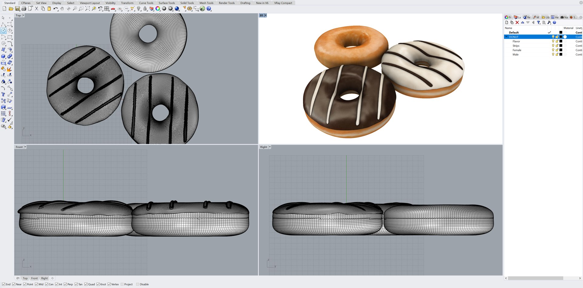 7 ELEVEN DONUT 3D Printable Assemblable 3D Model - TurboSquid 2094367