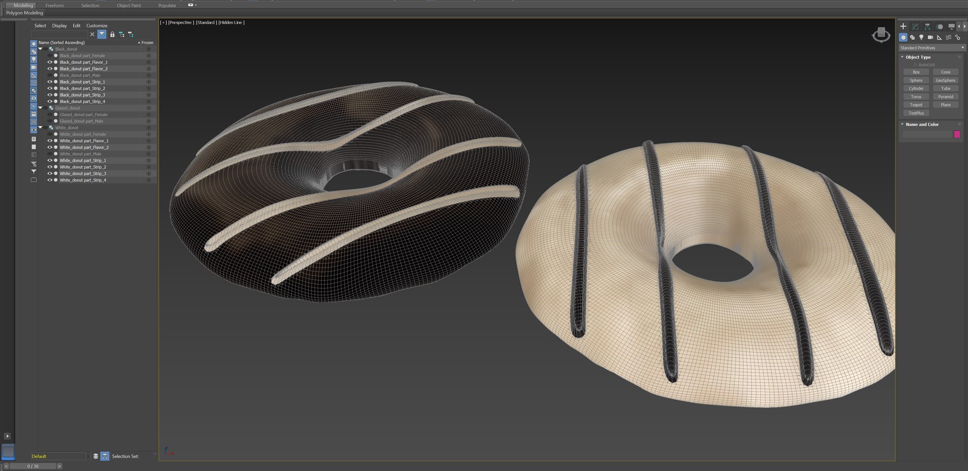 7 ELEVEN DONUT 3D printable assemblable 3D model - TurboSquid 2094367