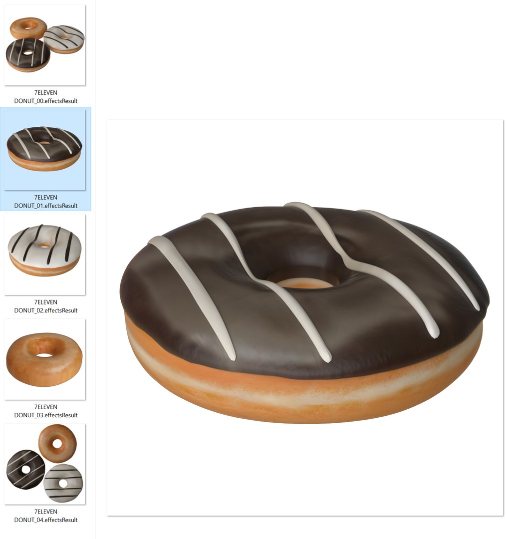 7 ELEVEN DONUT 3D Printable Assemblable 3D Model - TurboSquid 2094367