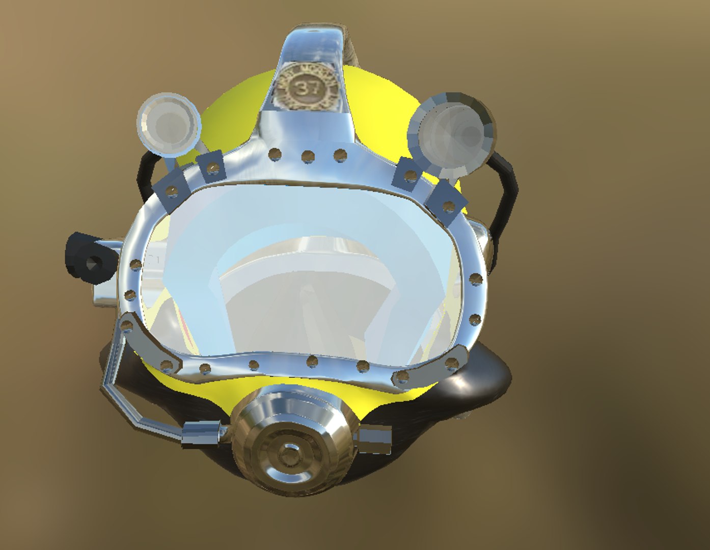 Diving Helmet 3d Model