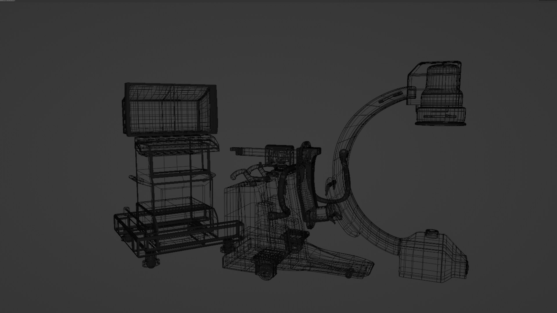 3D Medical GE C-Arm With Cart 3D Model Assets - TurboSquid 1983867