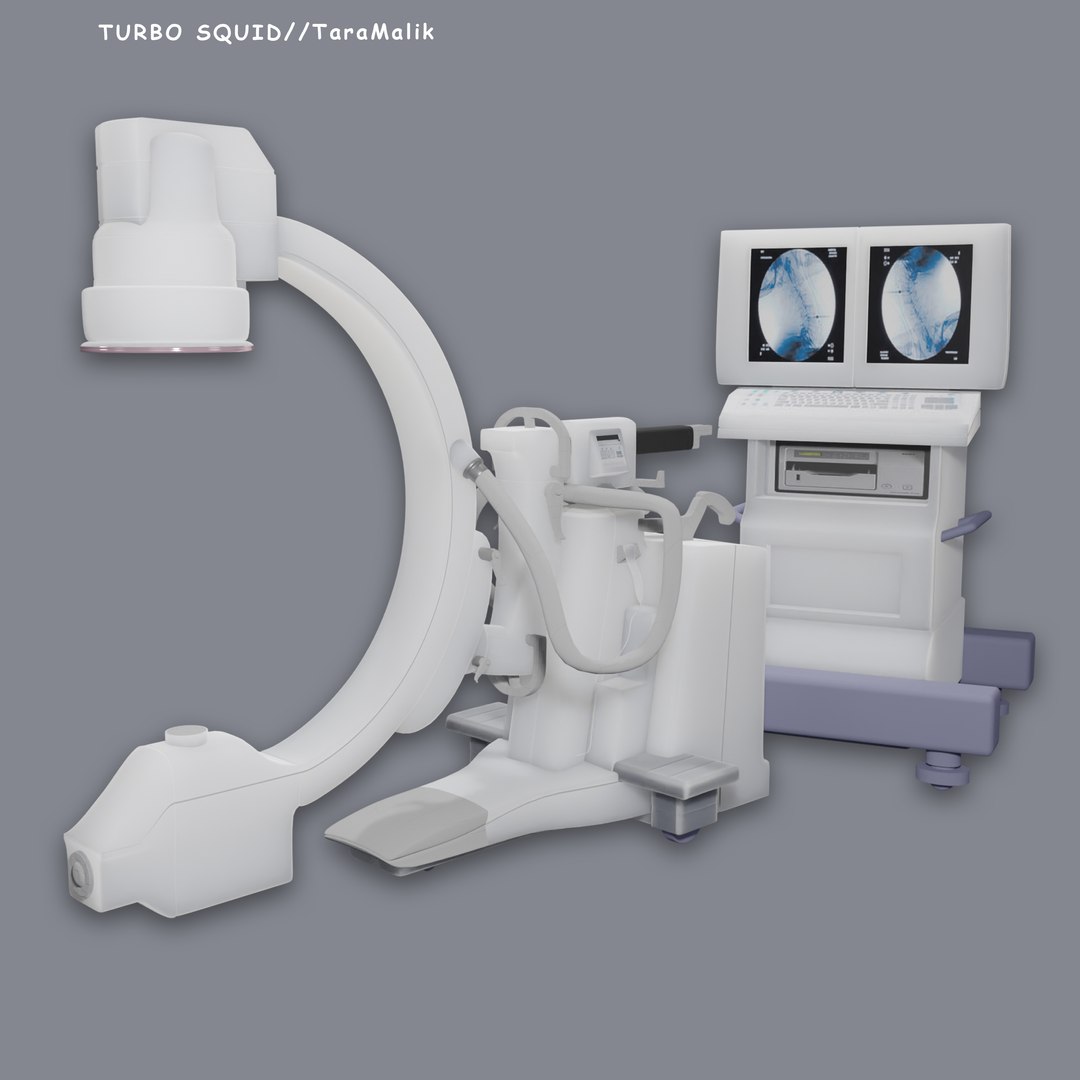 3D Medical GE C-Arm With Cart 3D Model Assets - TurboSquid 1983867