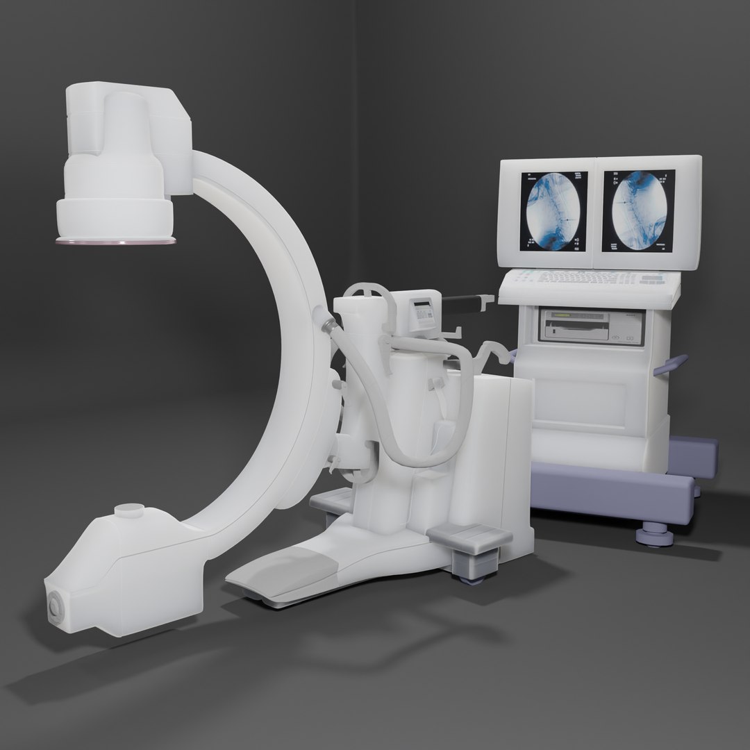 3D Medical GE C-Arm With Cart 3D Model Assets - TurboSquid 1983867