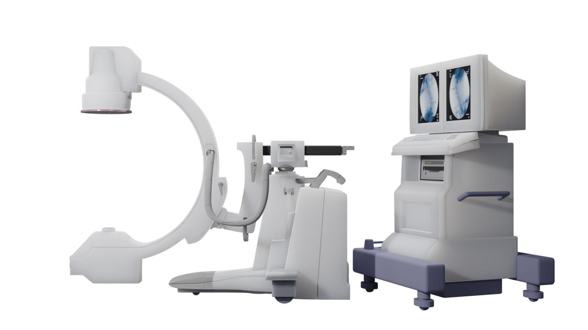 3D Medical GE C-Arm With Cart 3D Model Assets - TurboSquid 1983867