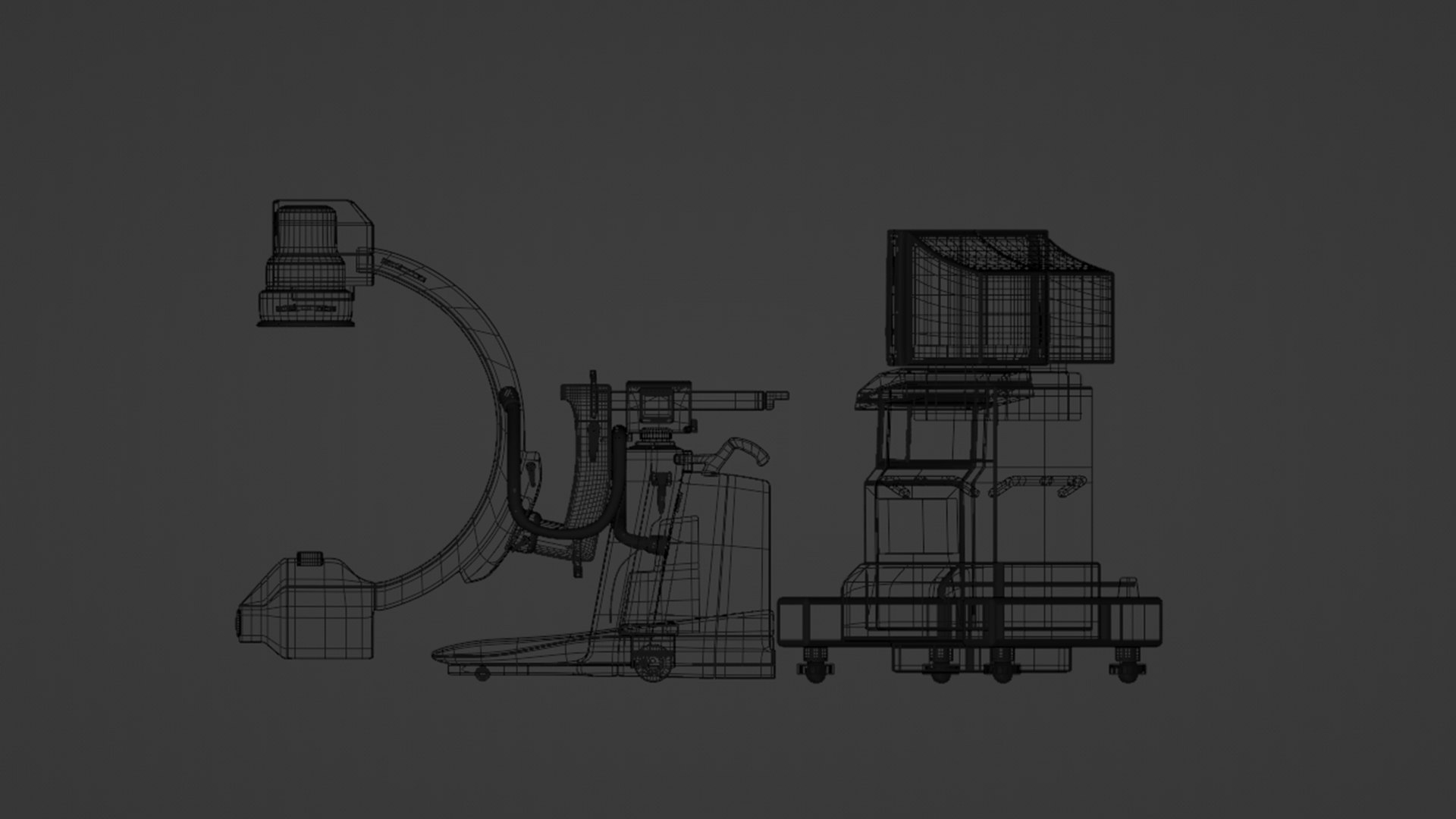 3D Medical GE C-Arm With Cart 3D Model Assets - TurboSquid 1983867