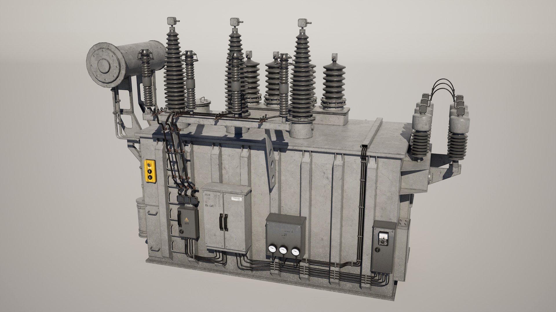 Electical Power Transformer Station Model - TurboSquid 2511761
