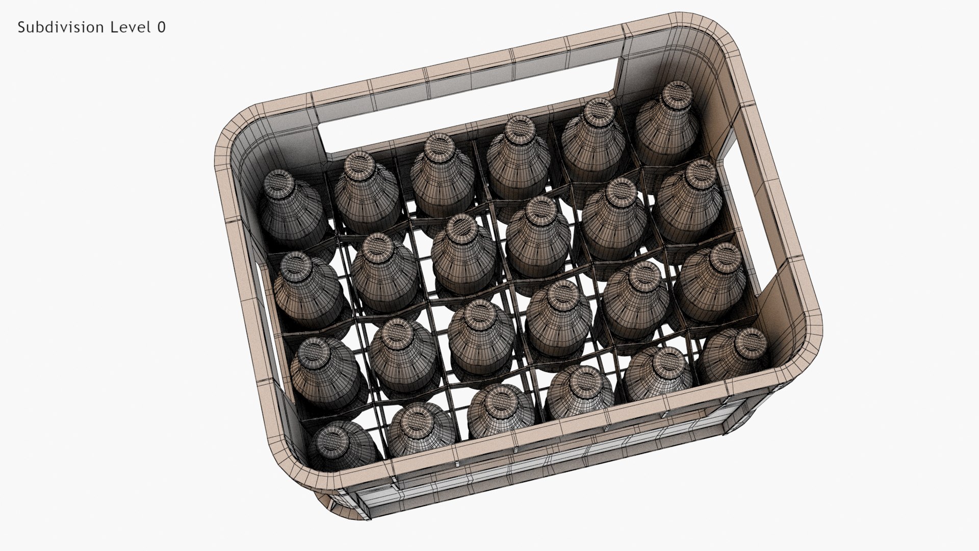 3D Coke Crate Bottles Model - TurboSquid 1493336