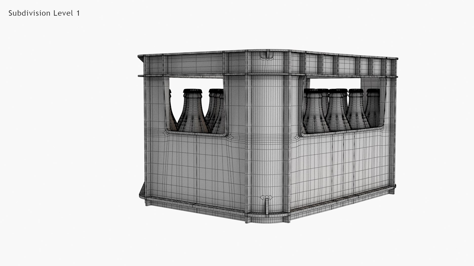 3D Coke Crate Bottles Model - TurboSquid 1493336