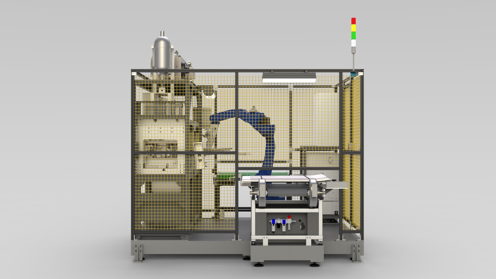 Punching Machine Automation Workstation - Japanese 3D - TurboSquid 1892787