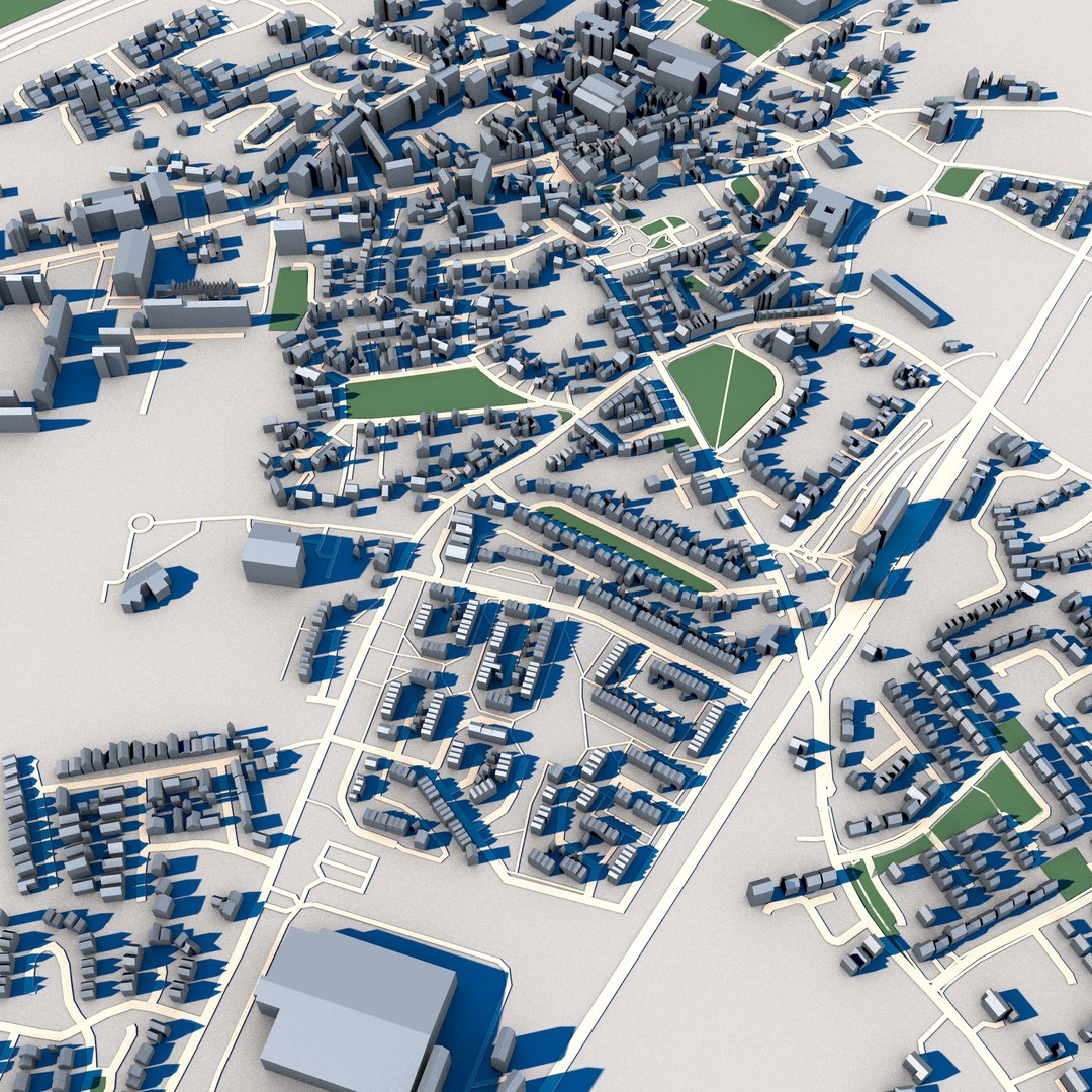 3D Kildare City Ireland - TurboSquid 2406689