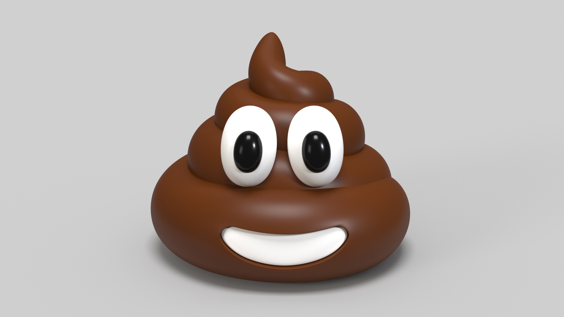 Poop Emoji 3D - TurboSquid 1653446