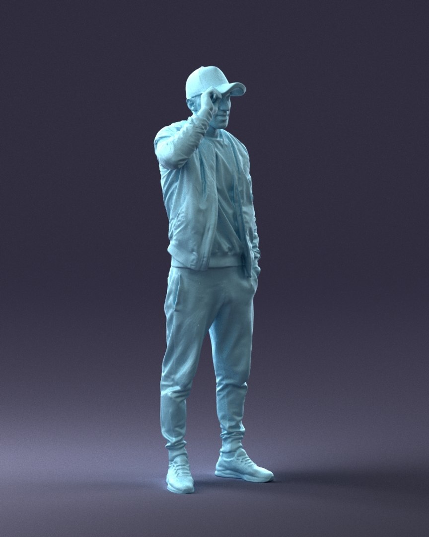 Scanned Hiphop Man 3D - TurboSquid 1431697