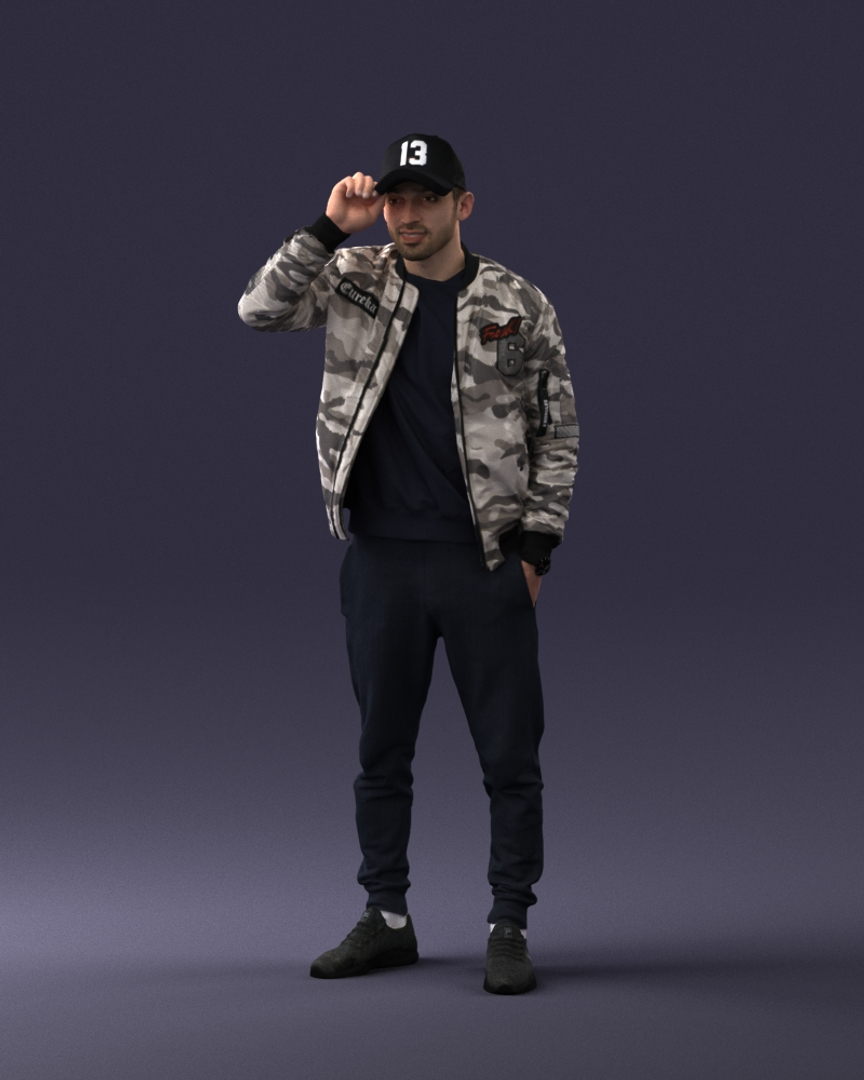 Scanned Hiphop Man 3D - TurboSquid 1431697