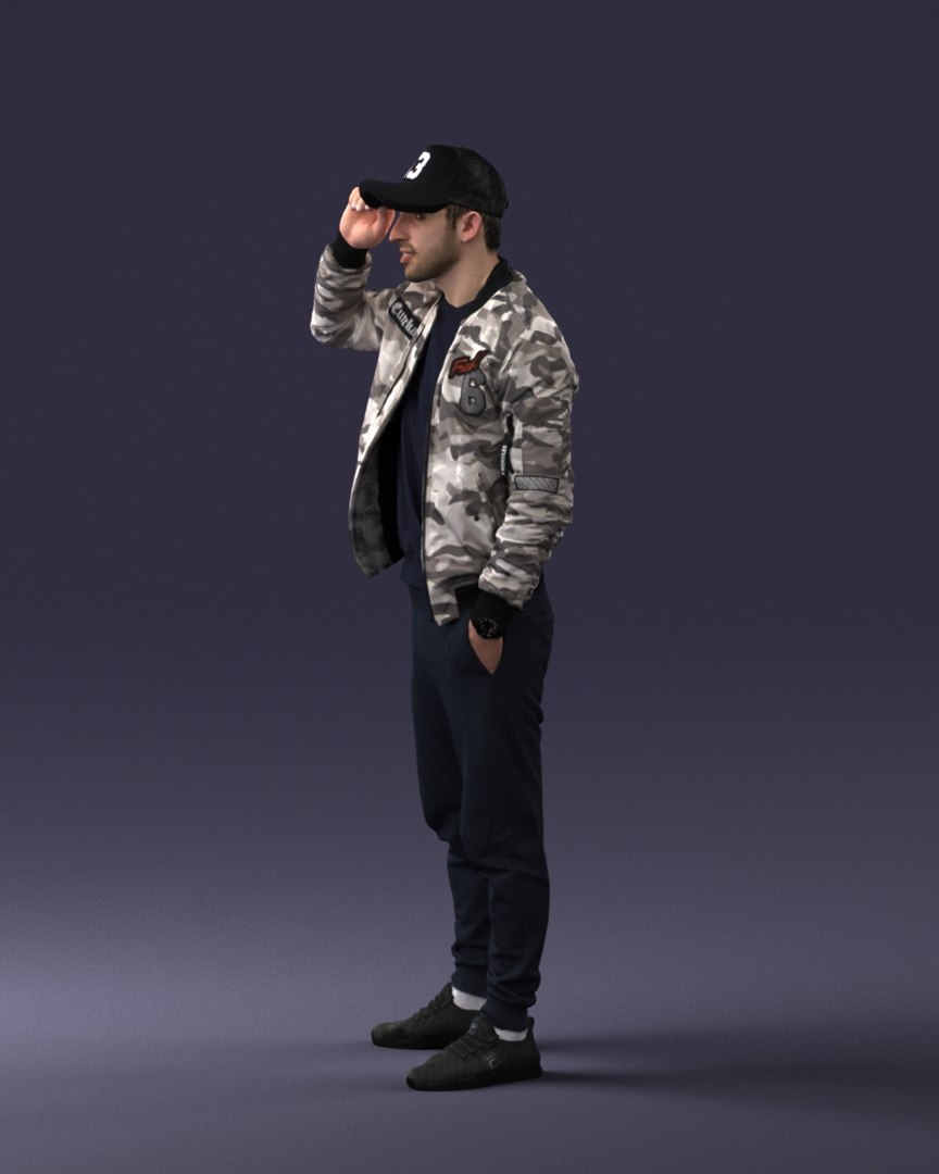 Scanned Hiphop Man 3D - TurboSquid 1431697